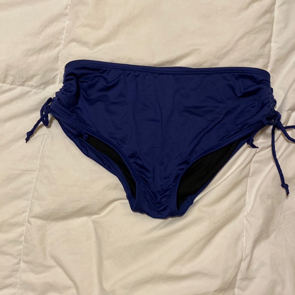 24& Ocean Navy Blue Swimsuit Bottoms, Size S - Gem